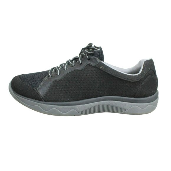 Clarks | Shoes | Clarks Cloudstepper Womens Black Nylon Cushioned ...